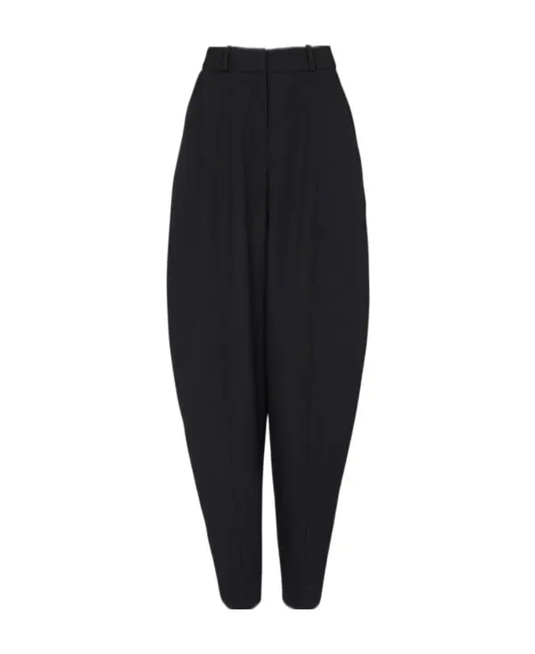 Balmain High Waist Baggy Trousers
