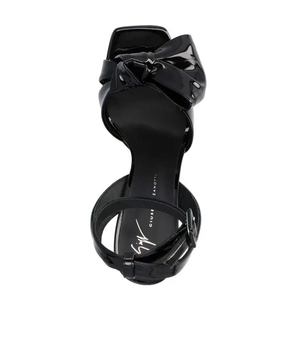 GIUSEPPE ZANOTTI Bow Detail Platform Sandals