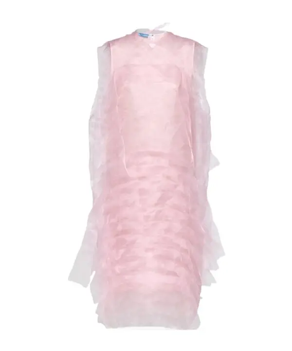 Prada Sleeveless Technical Voile Dress