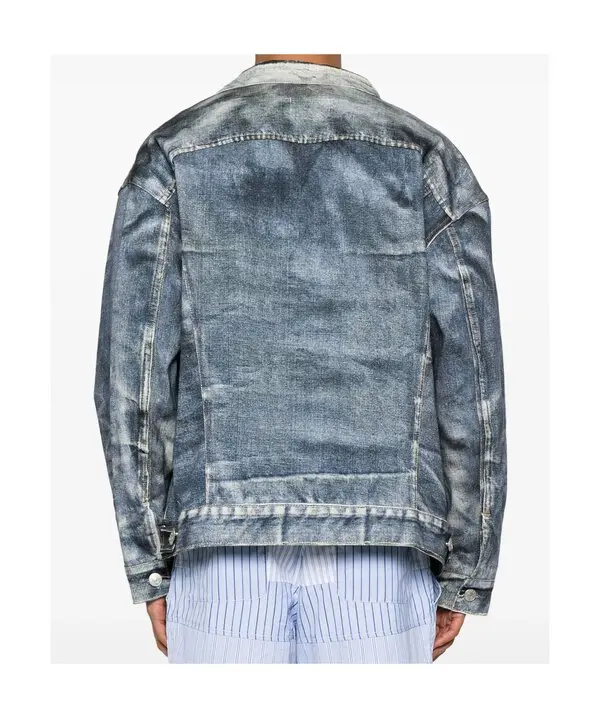 Junya Watanabe Distressed Denim Jacket - Indigo