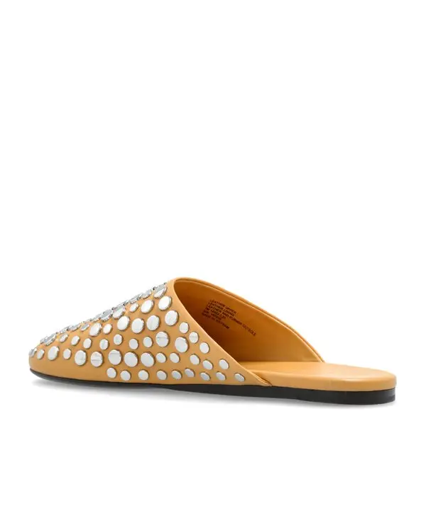 Tory Burch Leather Studded Flat Mules