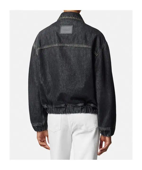 Versace Embellished Denim Blouson