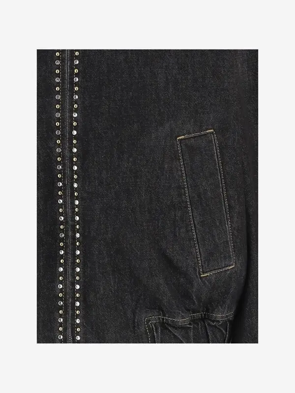 Versace Embellished Denim Blouson