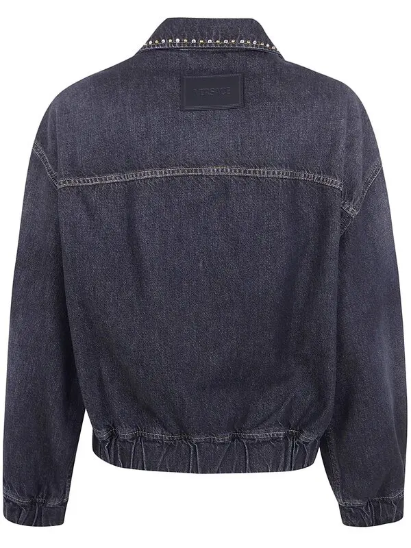 Versace Embellished Denim Blouson