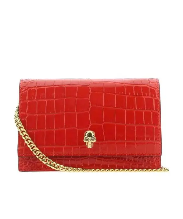 Alexander McQueen Skull Embellished Shoulder Bag