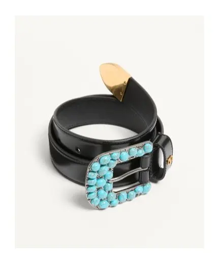 Valentino Garavani Vlogo Signature Embellished Belt