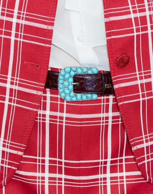 Valentino Garavani Vlogo Signature Embellished Belt