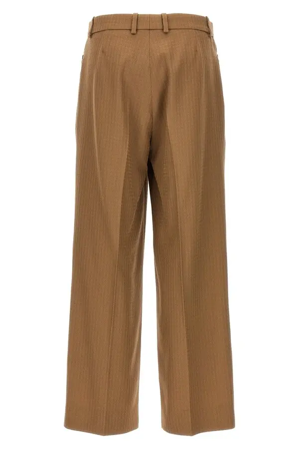 Gucci Horsebit Detailed Tailored Trousers