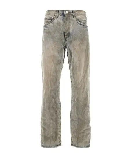 PURPLE BRAND Distressed Cotton Jeans - Light Indigo