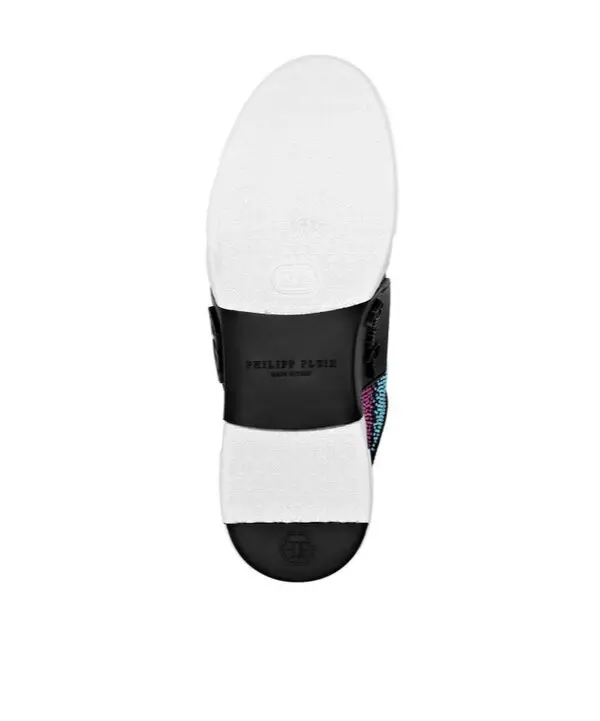 Philipp Plein Embellished Rainbow Hexagon Low-top Sneakers