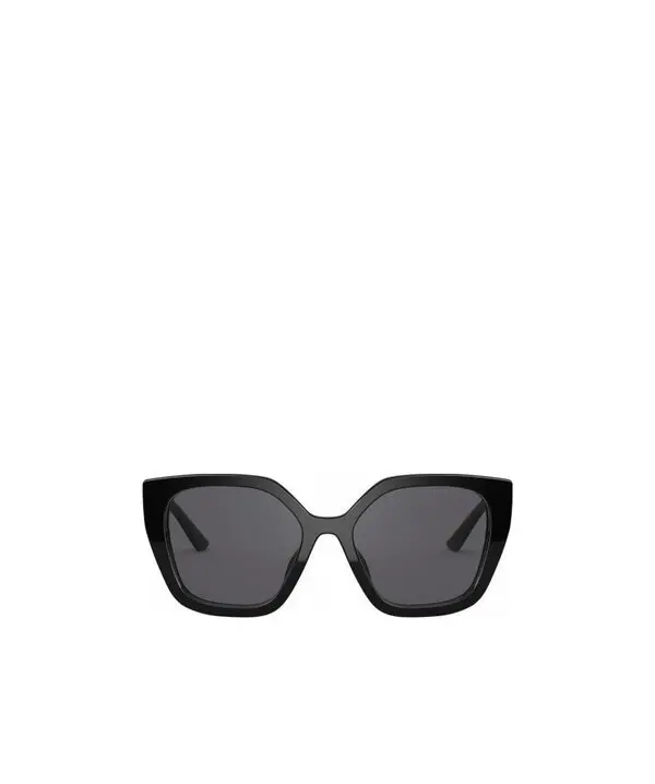 Prada Logo Cat Eye Frame Sunglasses - Black