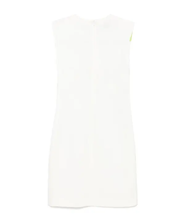 Moschino Sleeveless Crew Neck Graphic Detail Dress