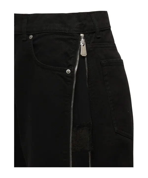 Pinko Zip-detail Straight Leg Jeans