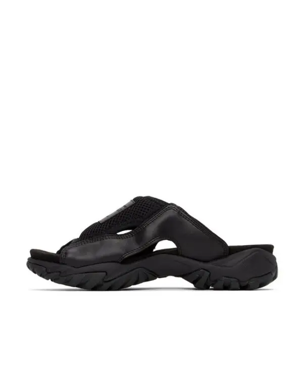 Alexander McQueen Padded Logo-patch Slides