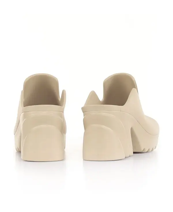 Bottega Veneta Square Toe High Heel Clogs