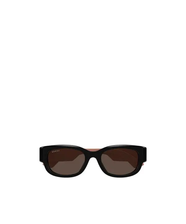 Gucci Oval Frame Sunglasses - Black