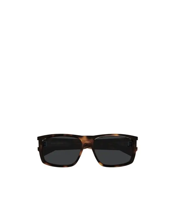 Saint Laurent Square Frame Sunglasses - Black