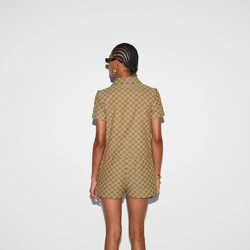 Gucci Original Gg Monogrammed Jumpsuit
