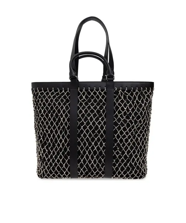 Kenzo Logo Patch Net-overlay Tote Bag