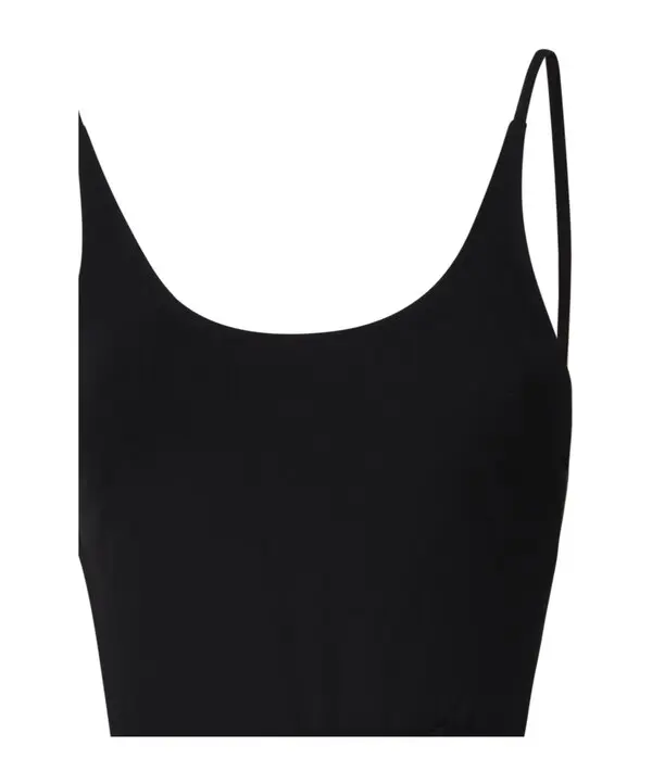 Saint Laurent One-piece Swimsuit With Tie Back - Black