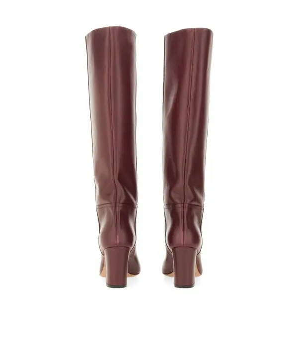 Paris Texas 70mm Leather Block-heel Knee-high Boots
