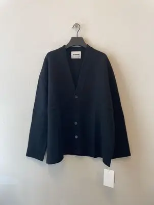 JIL SANDER V-neck Button-down Cardigan - Black
