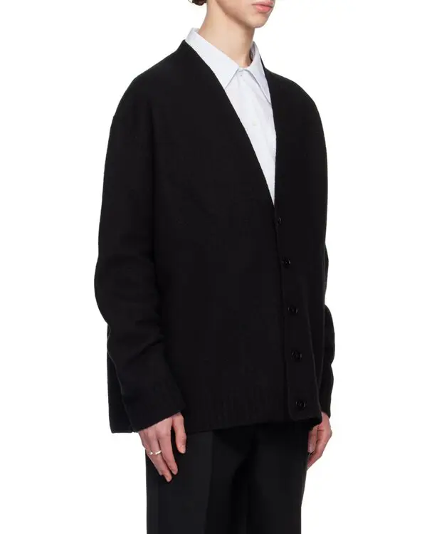JIL SANDER V-neck Button-down Cardigan - Black