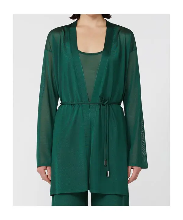 Max Mara Viscose Yarn Wrap Cardigan