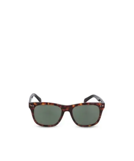 Celine Black Frame Acetate Sunglasses - Brown