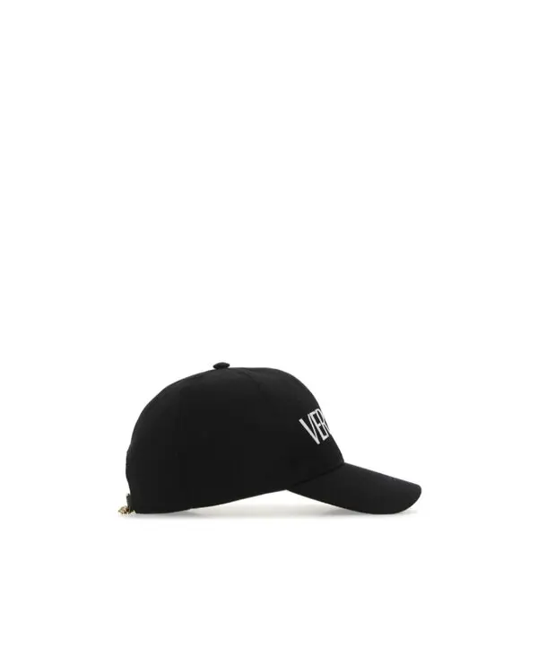 Versace Logo Embroidered Baseball Cap