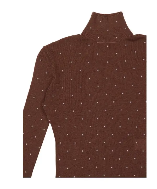 Rabanne Embellished Turtleneck Top