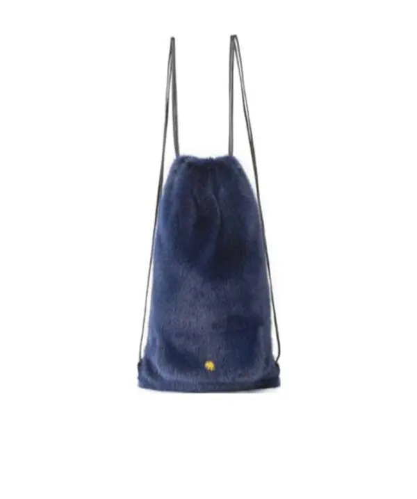 Simonette Ravizza Plush Backpack - Blue