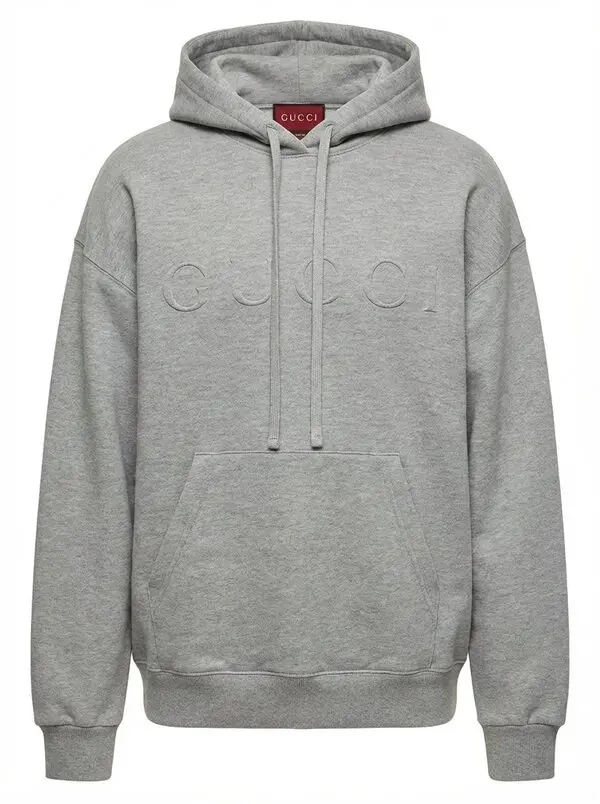 Gucci Extra Fine Knit Hooded Sweater - Light Gray