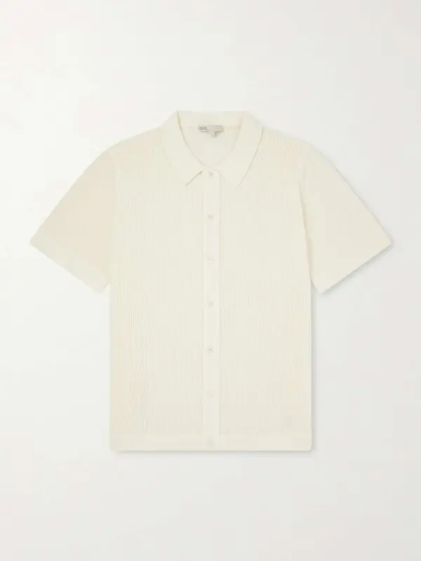 Onia Crocheted Cotton Shirt