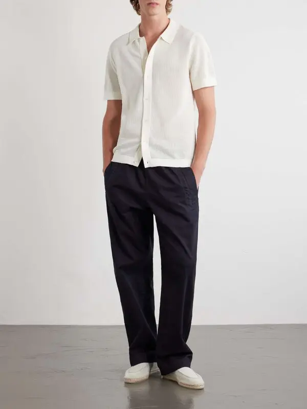 Onia Crocheted Cotton Shirt