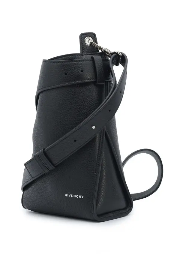 Givenchy Small Belted Hobo Bag In Grained Leather