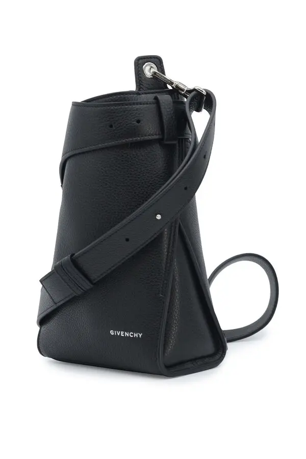 Givenchy Small Belted Hobo Bag In Grained Leather