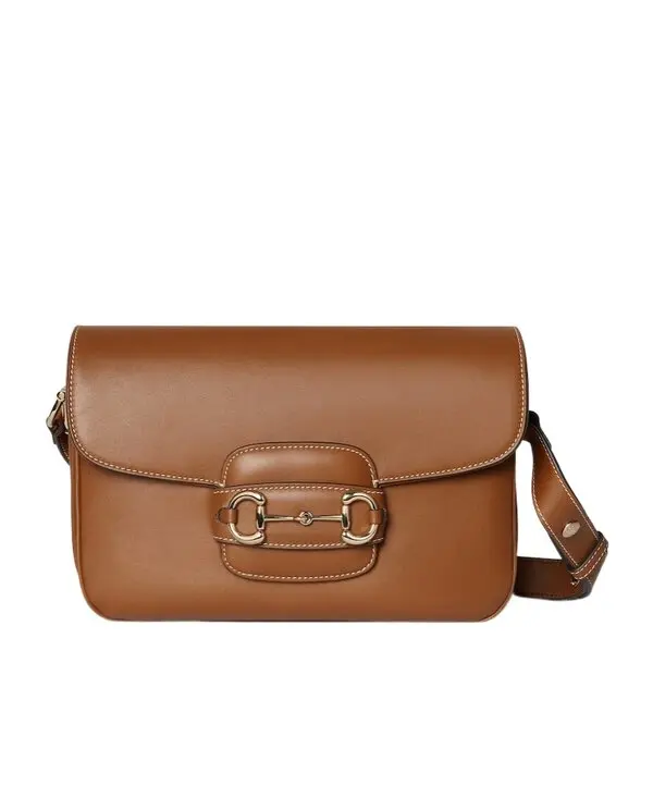 Gucci Horsebit 1955 Soft Small Shoulder Bag - Brown