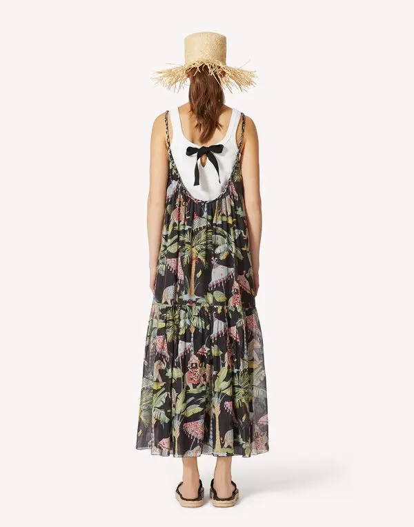 Red Valentino Graphic Printed Maxi Dress
