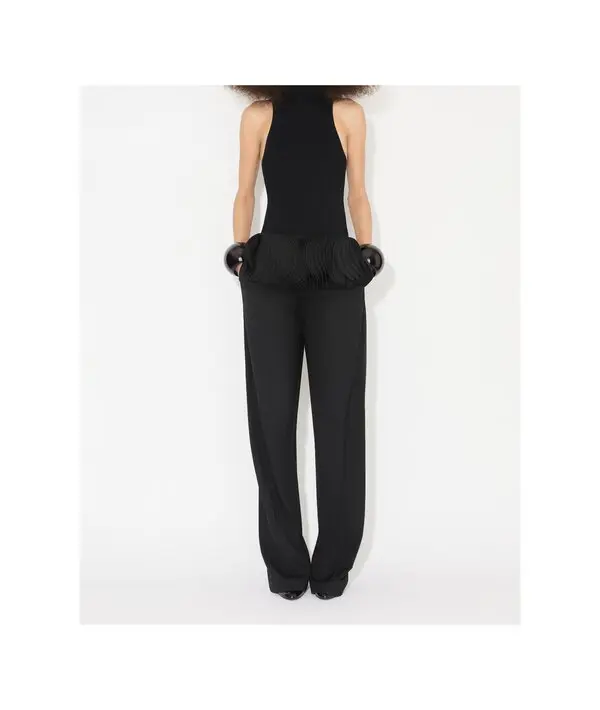 Alaïa Embroidered Waistband Trousers