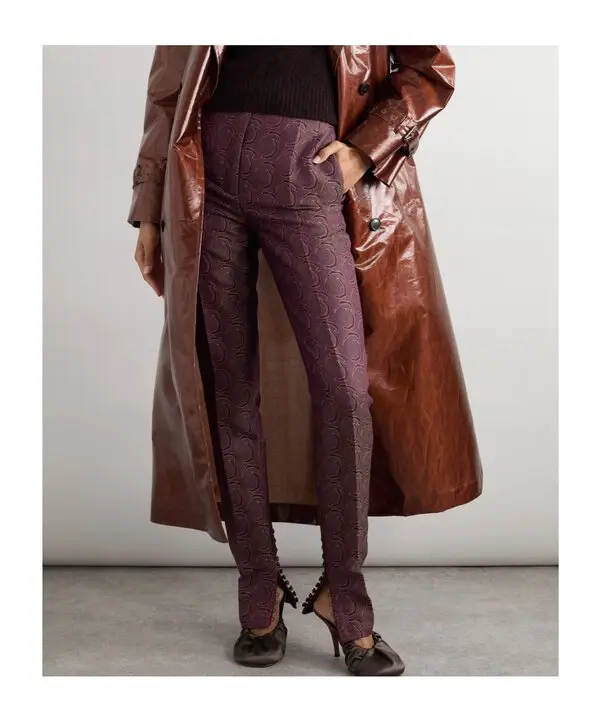 Dries Van Noten Jacquard Skinny Pants