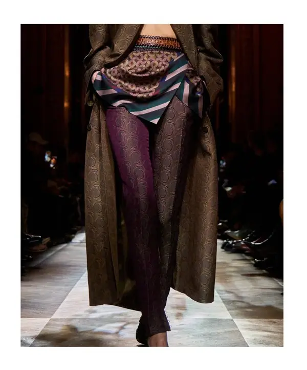 Dries Van Noten Jacquard Skinny Pants