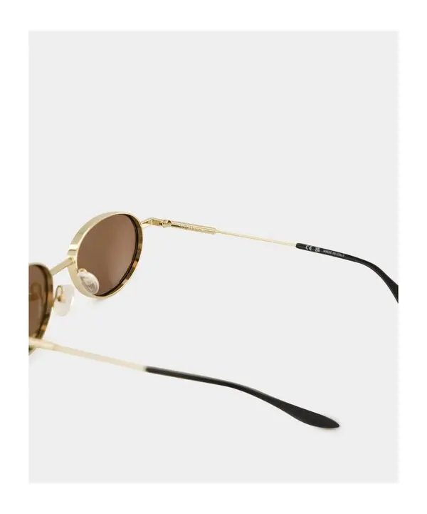 Alexander McQueen Oval Frame Sunglasses