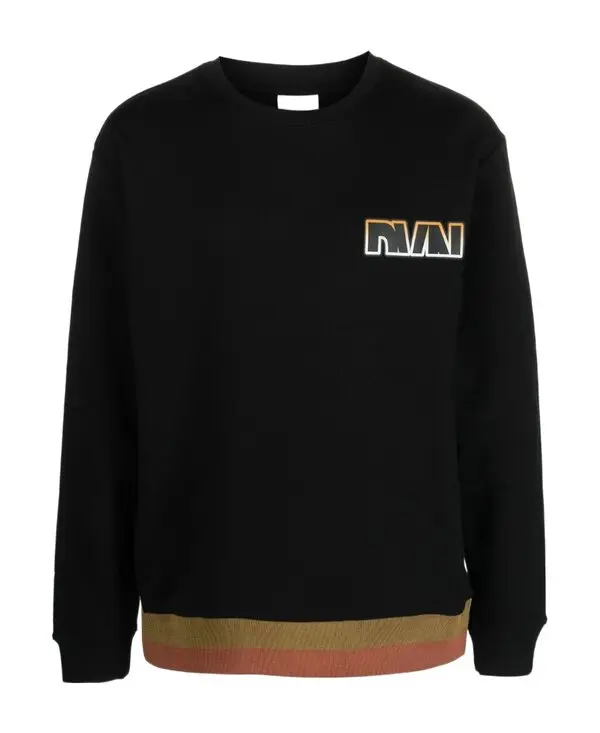 Dries Van Noten Logo Round Neck Sweater