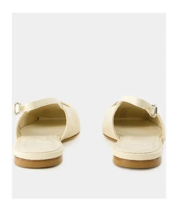 AeydĒ Liya Slingback Flats - Nude