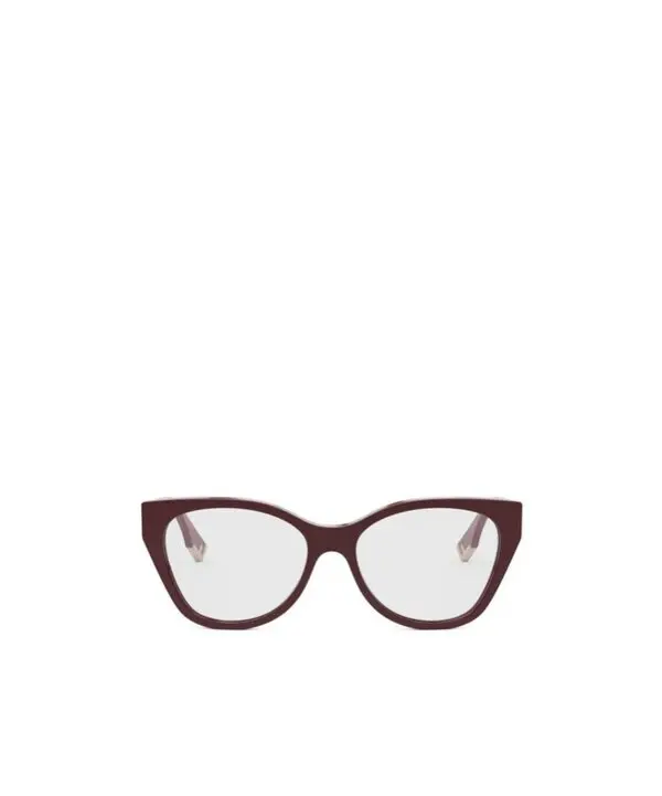 Fendi Cat Eye Eyeglasses - Red
