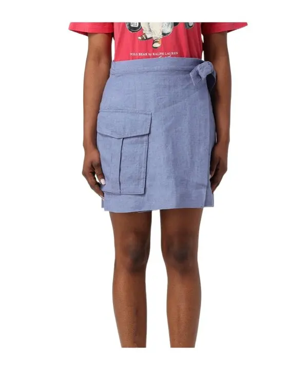 Ralph Lauren Linen Wrap Skirt