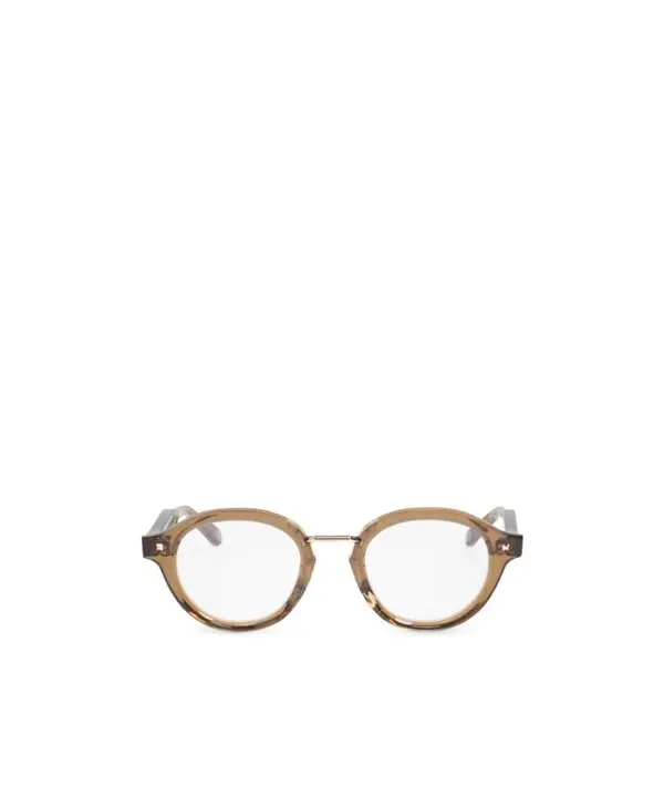 Valentino Garavani Round Frame Eyeglasses - Brown