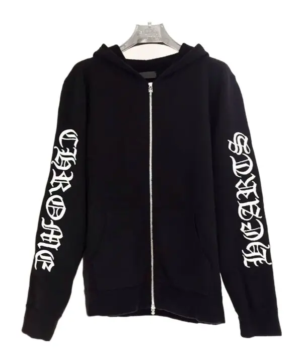 Chrome Hearts Zipper Sweatshirt With Logo Detail