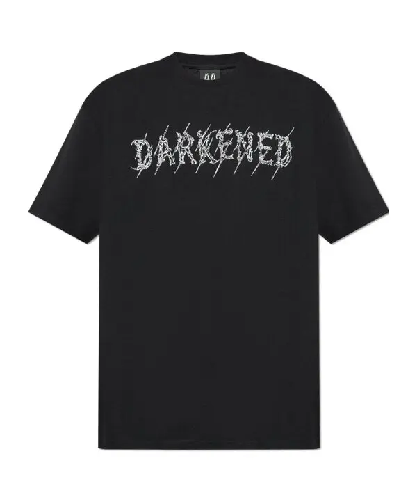 44 LABEL GROUP Darkened Printed Crewneck T-shirt